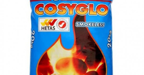 Cosyglo Smokeless Coal 20kg Collected