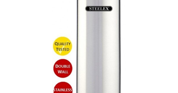 Steelex 1 Ltr Stainless Steel Bullet Flask Fl8100