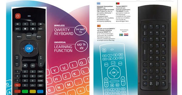 Smart Remote Universal With Keyboard Superior