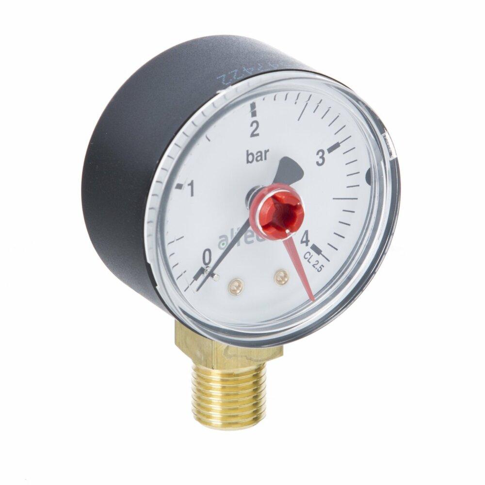 Caleffi Pressure Gauge Bottom Inlet 1/4 X 50mm